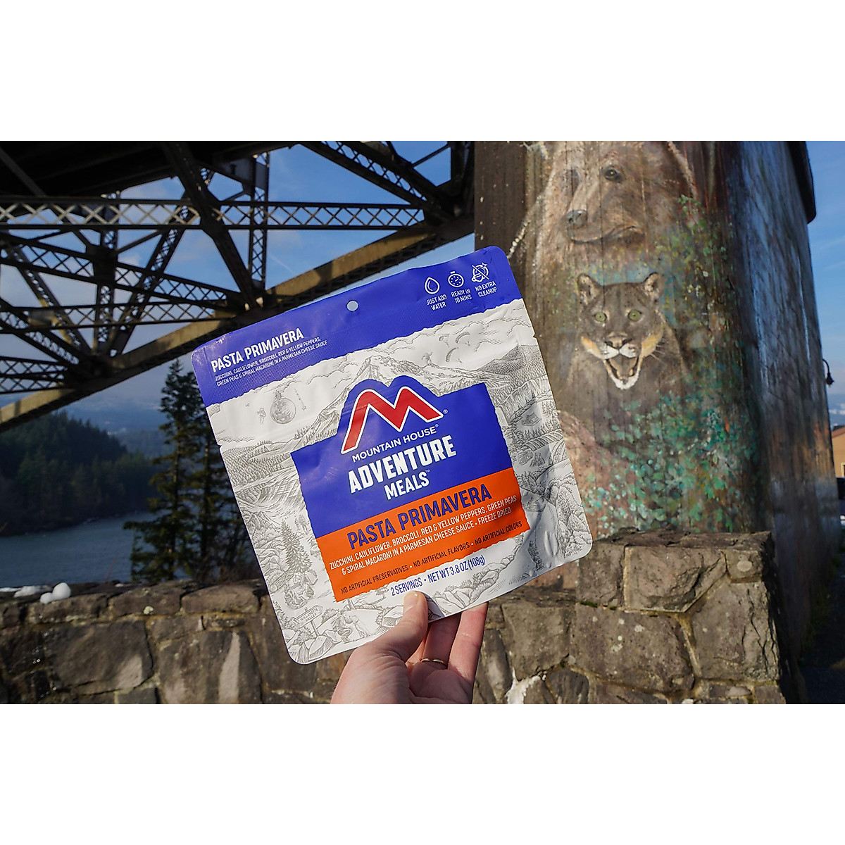 Mountain House Pasta Primavera | Freeze Dried Backpacking & Camping Food | 2 Servings