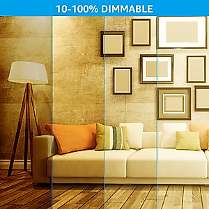 TORCHSTAR Dimmable A21 LED Light Bulbs, CRI 90, Super Bright LED Light Bulb 100W Equivalent, 17W, UL & Energy Star Listed, 25,000hrs, E26 Standard Base, No Flicker, 1600lm, 2700K Soft White, Pack of 2