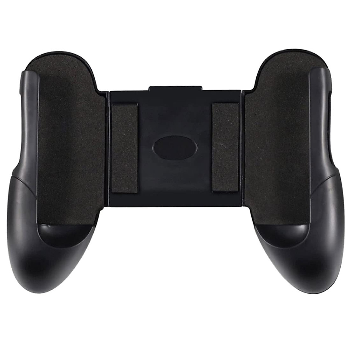 Portable 4.5-6.5 inch Mobile Phone Support Game Controller Joystick Grip Game Holder Handle with Bracket (Black Type 02)