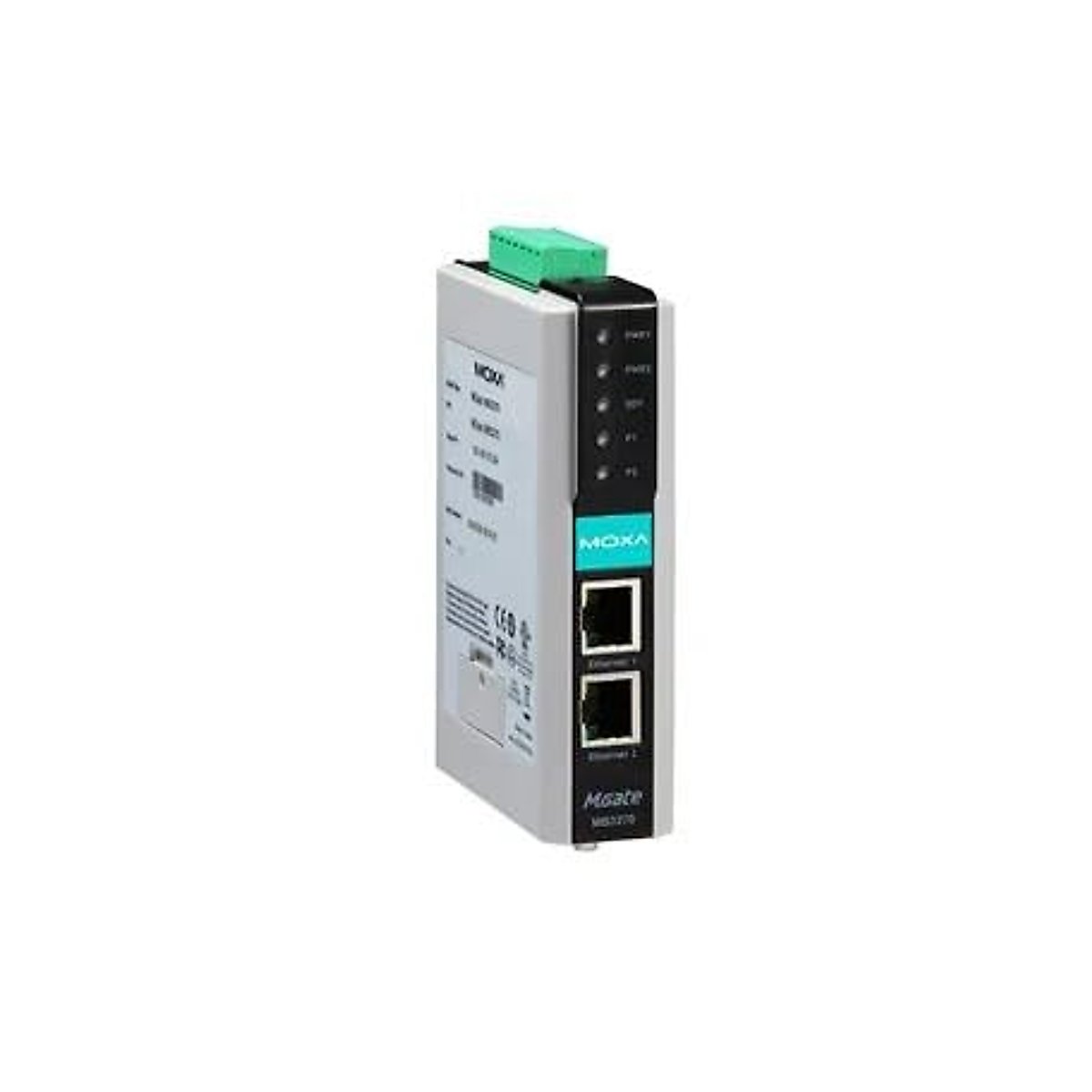 Moxa Americas,Inc. - MGATE MB3270-2 Port Modbus TCP to Serial Communication Gateway