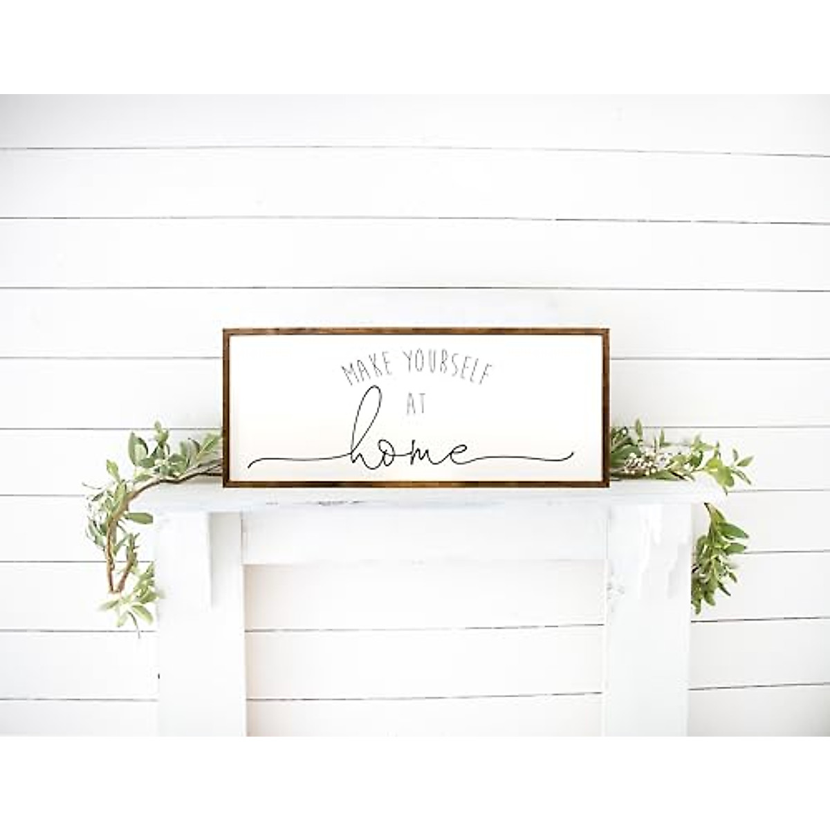 10x20 inches, Guest Room Decor - Entryway Decor - Make Yourself At Home Sign - Make Yourself At Home Sign - Guest Room Sign - Be Our Guest Sign - Guest Room - Guest Room Wall Decor