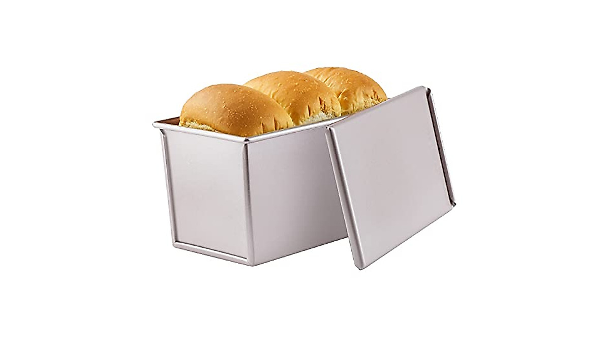 CHEFMADE Non-Stick Pullman Loaf Pan for Perfect Baking