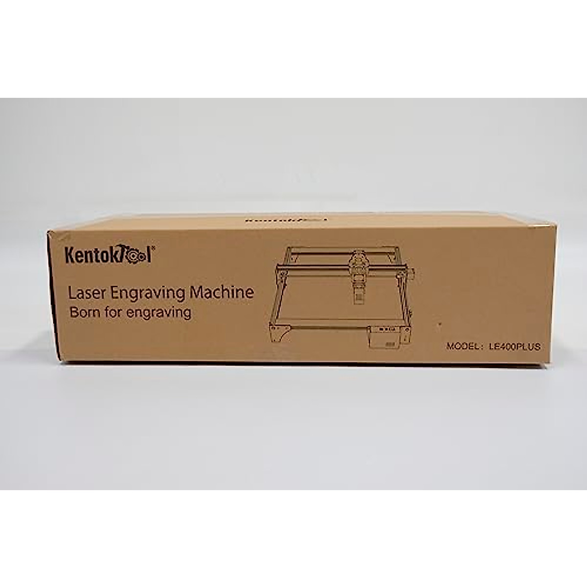 KENTOKTOOL Laser Engraver, Laser Cutter with 10W Optical Power, Ultra-fine Compressed Spot Laser Engraving Machine with Touch Controller/APP Control