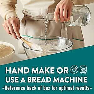 Krusteaz Sourdough Bread Mix, No Knead and Easy To Make, 14-ounce Boxes (Pack of 12)