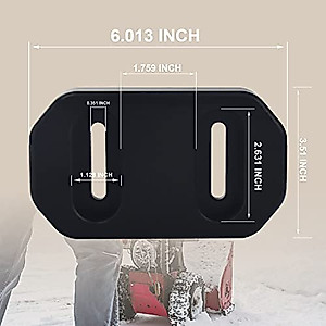EZYPAK 2 Pack 106-4588-01 Snowblower Composite Skid Shoe - Compatible with Toro 106-4588-01 A107BD - Fits Model: 726, 826, 828, 926,37770, 37771, 37772, 38595 Snowblowers