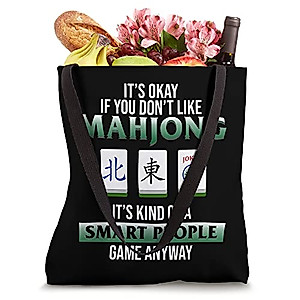 Mahjong Is A Smart People Game Mahjong Player Games Graphic Tote Bag