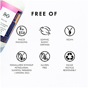 R+Co Dallas Biotin Thickening Conditioner | Weightless Hydration, Strengthens + Enhances Shine | Vegan + Cruelty-Free | 8.5 Oz