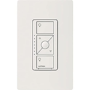 Lutron Caséta Smart Dimmer Switch for ELV+ Bulbs, 250W LED, PD-5NE-WH, White