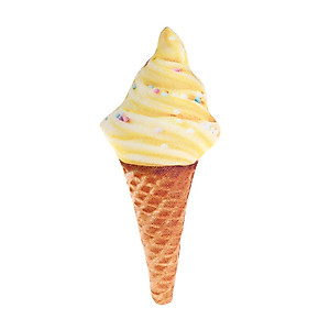 houyifeiqinhu Pet Toy Simulated Meat Ice Cream Food Simulation Squeaky Bite Chew Play Toys Dog Cat Puppy Supplies False Soft Sound Funny Toy 1#