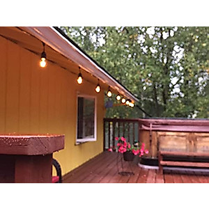 Rolay 11W Outdoor String Light Bulbs, S14 Incandescent Replacement Bulbs for Outdoor Patio String Lights with E26 Base, Pack of 25