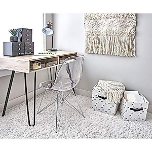 iDesign Clarity Plastic Drawer Organizer for Vanity, Countertop, Bathroom, Kitchen and Cabinet Storage, 8" x 4" x 2", Clear