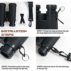 Binocular Harness Strap, X-shaped Decompression Binocular Strap, Binocular Chest Harness Suitable for Birding, Hunting, Hiking, and Rescue Activities