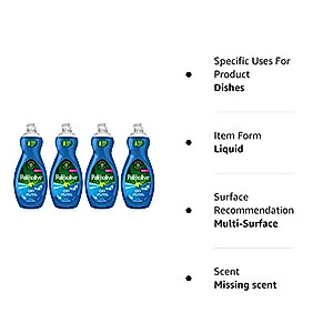 Palmolive Ultra Dishwashing Liquid Dish Soap, Oxy Power Degreaser - 32.5 Fl Oz (Pack of 4)