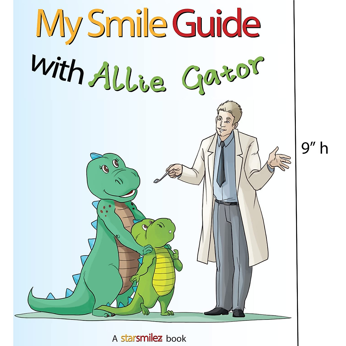 StarSmilez Tooth Brushing Allie Gator Bundle Help Kids Brush Their Teeth Moon and Stars Easy Grip toothbrushes Story Book Plus Download of Matching Dental Health Activities