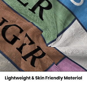 UHANKRU Daughter Gifts for Daughter from Dad, Daughter Blanket from Dad, Graduation Birthday Gifts for Daughter, Father Daughter Gifts, to My Daughter Blanket Throw 60"x50"