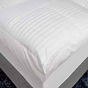 SensorPedic Tencel Mattress Topper, Twin, White