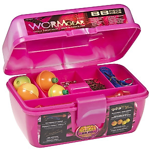 Worm Gear 88 Piece Loaded Tackle Box