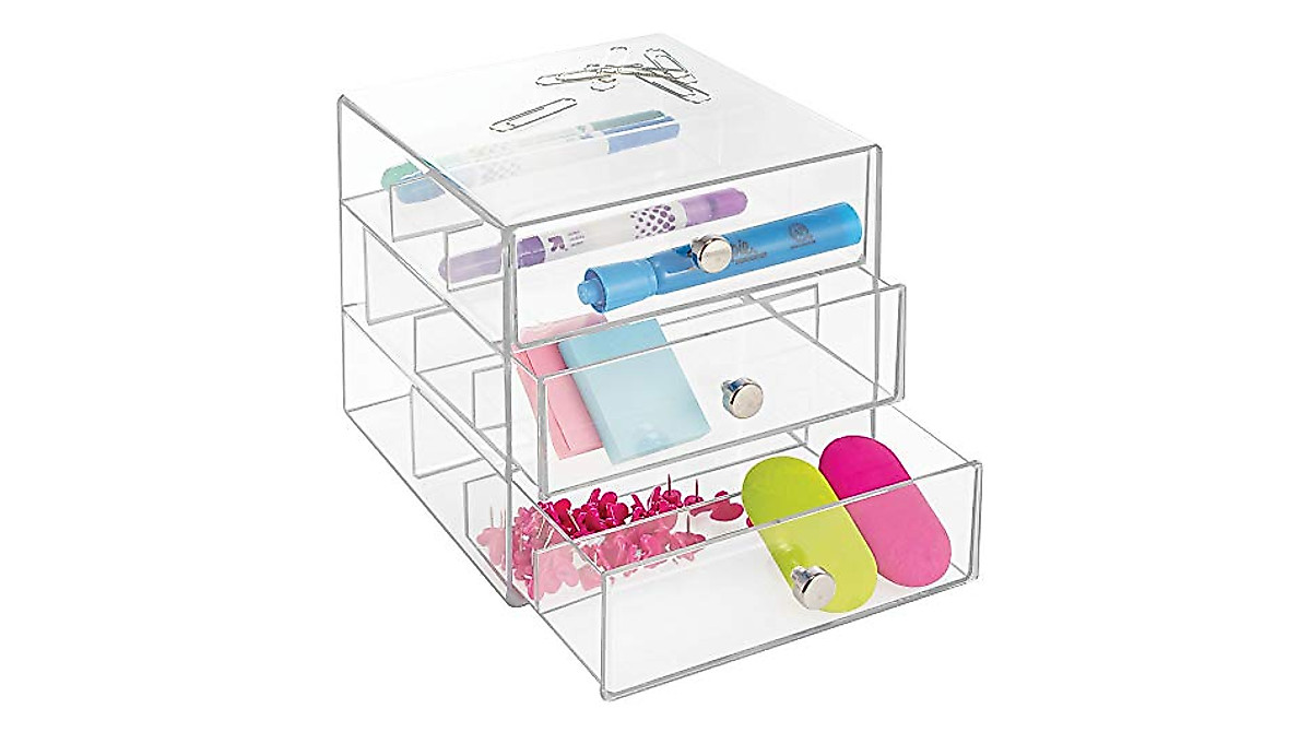 iDesign 3-Drawer Vanity Organizer – Clear Storage Solution