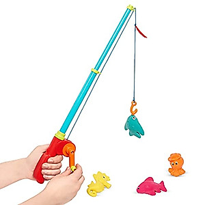 B. toys- Little Fisher's Kit- WaterPlay- Magnetic Fishing Play set for Kids- Fishing Game – 2 Fishing Rods & 8 Sea Animals – Water Toys for Bath, Pool- 3 years +