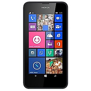 Nokia Lumia 635 8GB Unlocked GSM 4G LTE Windows 8.1 Quad-Core Smartphone - Black