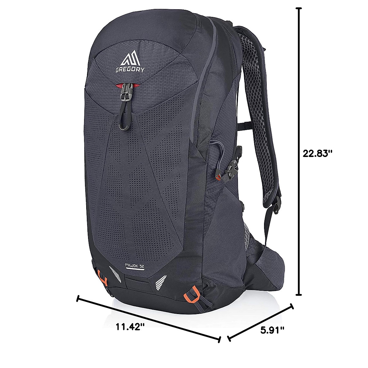 Gregory Mountain Products Miwok 32 Hiking Backpack , Flame Black