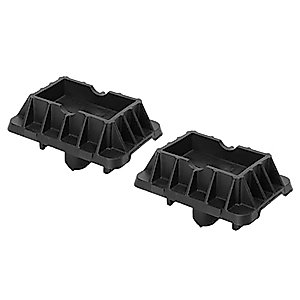 Jopwkuin 51717169981, Car Jack Support Plate Anti Aging Abrasion Resistance ABS Rubber OE Design Under Car Jack Pad for Autos