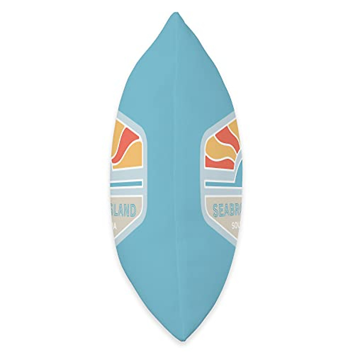 I Love Seabrook Island SC Ocean Apparel Shop I Love Seabrook Island Beach South Carolina Ocean Wave SC Throw Pillow, 18x18, Multicolor