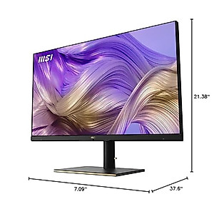 MSI Summit MS321UP, 32" Monitor, 3840 x 2160 (UHD), IPS, 60Hz, VESA Certified DisplayHDR 600, 4ms, HDMI, Displayport, USB C, Tilt, Swivel, Height Adjustable
