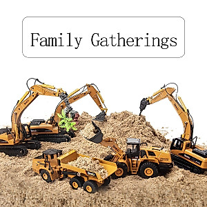 Excavator Toy Alloy Excavator foy Kids Loader Trucks for Boys constructlon Toys for Boys Steel Trucks Great Toddler Toys for 8 Year Old Boys and up… (1713)…