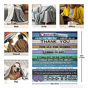Worktisky Mothers Day Idea Gifts for Mom from Daughter Son, Best Mom Gifts, Funny Mothers Day Idea Gifts, Mom Gifts from Daughters, Birthday Gifts for Mom, Mom Blankets from Daughter 60"x50"