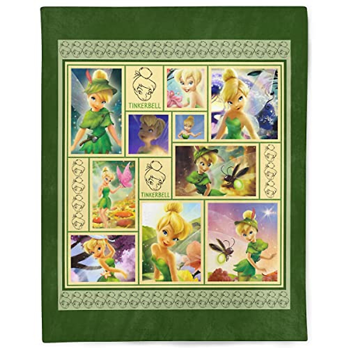 Comedy Quote Fleece Sherpa Throw Blanket Tinkerbell Winter Warm Soft Flannel Bedding Quilt Sofa and Bed Room Home Decor, 30x40in, 50x60in, 60x80in