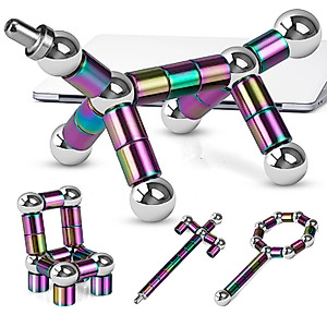 LARAH Color Fidget Pen Toy, Sensory Tool EDC Fidgeting Game for Adults, Cool Gadget Best for Stress and Anxiety Relief and Kill Time,Novelty Gifts for Teen and Adults