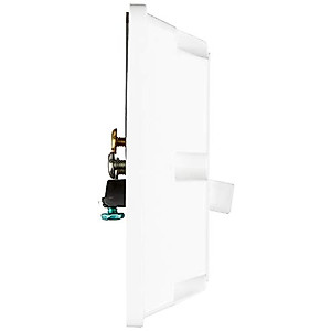 Leviton 21254-HW 20 Amp, 125 Volt, Industrial Series Extra Heavy Duty Hospital Grade, 4-In-1 Receptacle, Straight Blade, Grounding, White