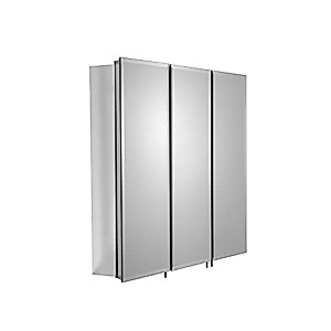 Croydex Loxley 26-Inch x 30-Inch Triple Door Tri-View Cabinet with Hang 'N' Lock Fitting System