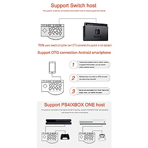 PXN 0082 Arcade Fight Stick Street Fighter Arcade Joystick for PC/PS4/PS3/XBOX S/X Nintendo Switch/PC Windows Game Rocker