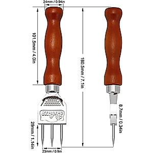 Ice Pick Stainless Steel with Safety Wooden Handle for Kitchen Tool