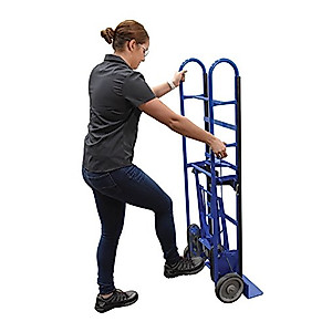 Vestil APPL-1200-60 Vending Machine/Appliance Cart, Ratchet 1200 lb. lb. Capacity, 17" x 24" x 60", Silver