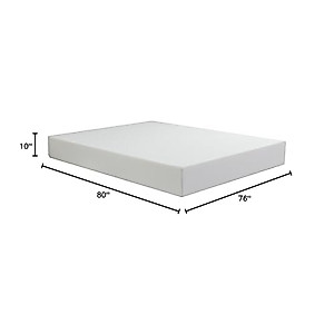 Ayoiow 10 King Mattress Memory Foam King Mattress, 10 inch Gel Memory Foam Mattress for A Cool Sleep, Bed in A Box, Green Tea Infused, Certipur-Us Certified