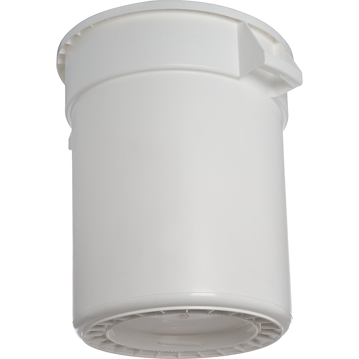 CFS 34102002 Bronco Round Waste Container Only, 20 Gallon, White