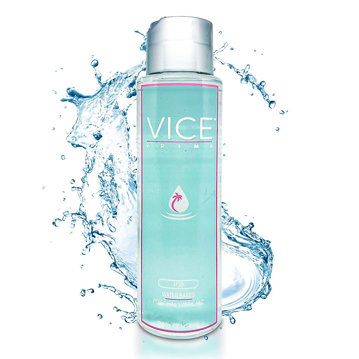 Vice Prime Water Based Luxury Personal Lubricant, Natural Feeling Lube for Women Men and Couples 8.5 Fl Oz
