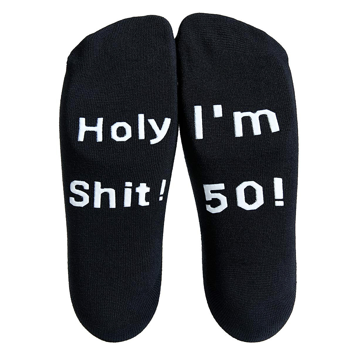 Udobuy 50th Birthday Gift for Men or Women, 50th Birthday Socks, Funny Socks with Sayings - Printed Men's and Ladies Novelty GIFT