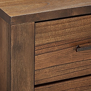 Progressive Furniture Brayden Nightstand, 26" x 17" x 25", Brown