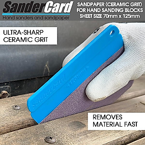 20 Sanding Paper Sheets for Hand Sanding Blocks, 125mm x 70mm (4.9'' x 2.8''), Loop Backed, Sandpaper for Wood, Metal & Paint. Assorted Grit Fine, Medium & Course P120 P180 P240 P320, Wet & Dry, 20pc