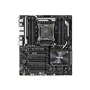 ASUS WS X299 SAGE LGA2066 DDR4 M.2 U.2 X299 CEB Motherboard for Intel Core X-Series Processors with Quad-GPU Support, DDR4 4200MHz, Dual M.2 & U.2 Support