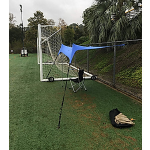 Neso Sidelines 1 Versatile Sports Sun Shelter, Patented Corners & Poles, 100% Recycled Stakes, 4.5lb