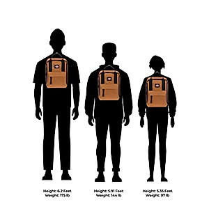 Dickies Brooklyn Mini Backpack, Small Backpack Purse for Men and Women, Travel Shoulder Book Bag (Brown Duck)