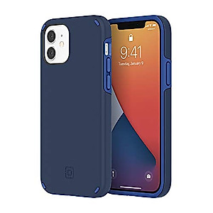 Incipio Duo Case Compatible with iPhone 12 & iPhone 12 Pro - Dark Blue/Classic Blue