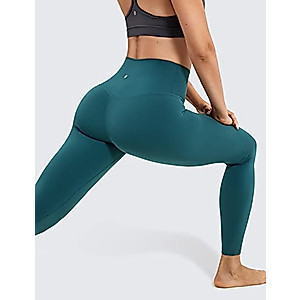 CRZ YOGA High Waisted Buttery Soft Lounge Legging 25 inches Petrol Blue Medium