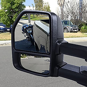 Spec-D Tuning Power Heated Telescoping Tow Mirrors LED Signal Compatible with Ford F150 2007-2014