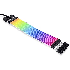 LIAN LI Strimer Plus V2 Triple 8 PIN GPU RTX 30 Series Extension RGB 300mm Cable